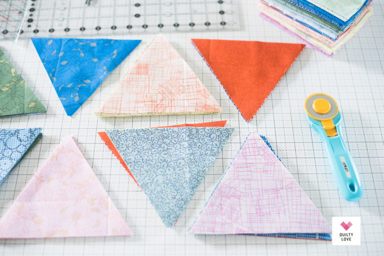 The Carolyn Friedlander Triangle Pop quilt - Quilty Love