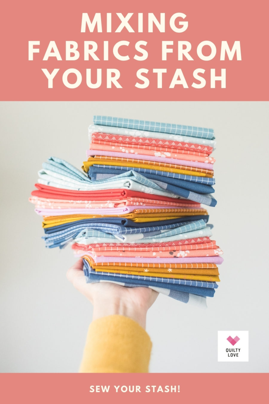 Lucky Log Cabins quilt - Stash buster pattern to sew your stash ...