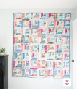 Lucky Log Cabins quilt - Stash buster pattern to sew your stash ...