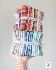 Mammoth Flannel Junior Lucky Log Cabins quilt - Quilty Love