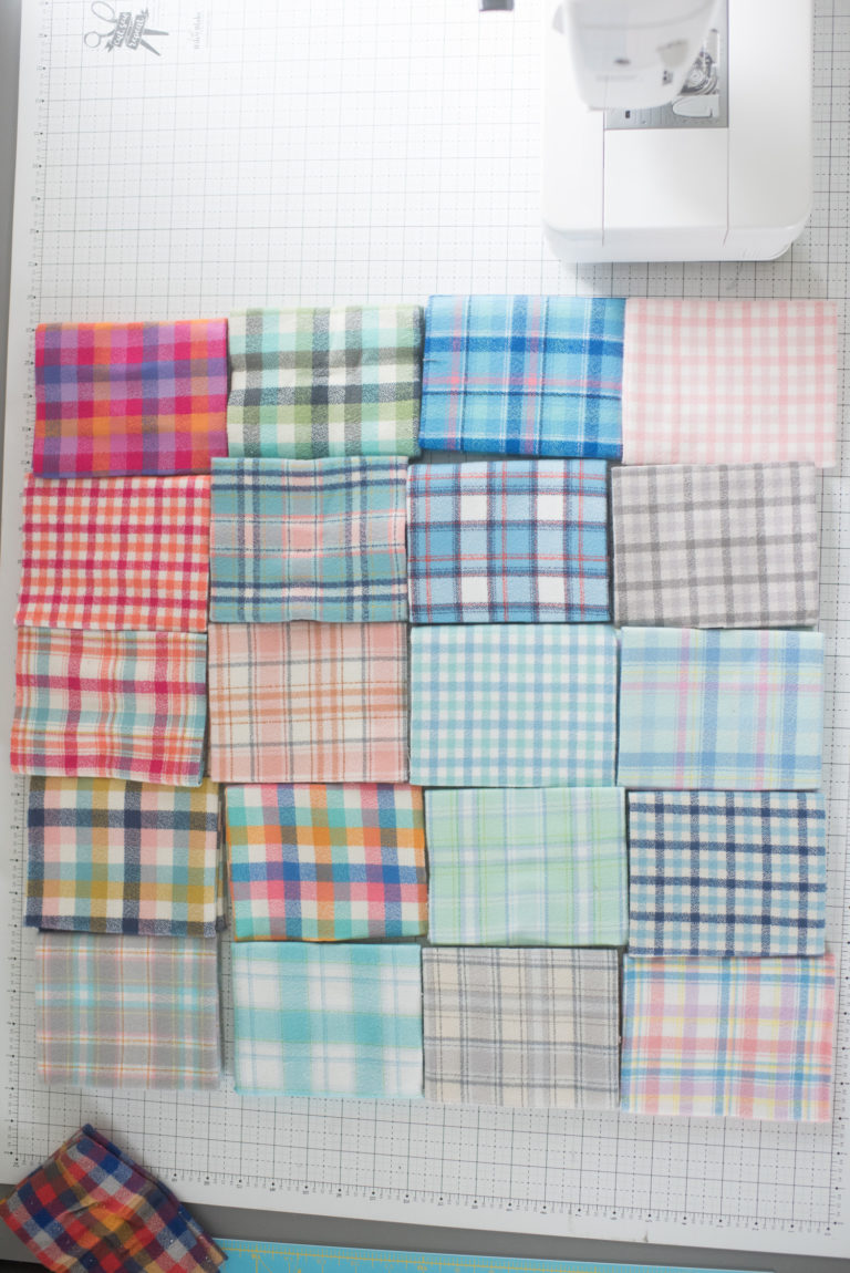 Mammoth Flannel Junior Lucky Log Cabins quilt - Quilty Love