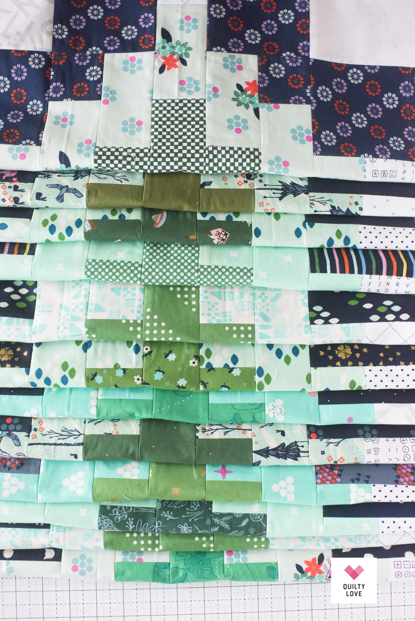 The Happy Scrappy Glowing Quilt - Quilty Love