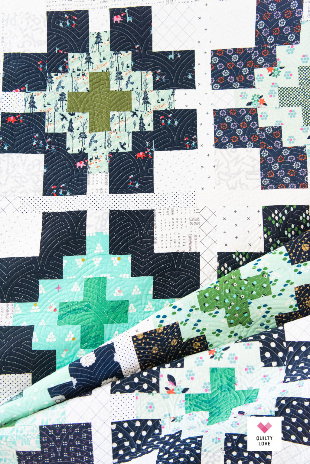 The Happy Scrappy Glowing Quilt - Quilty Love