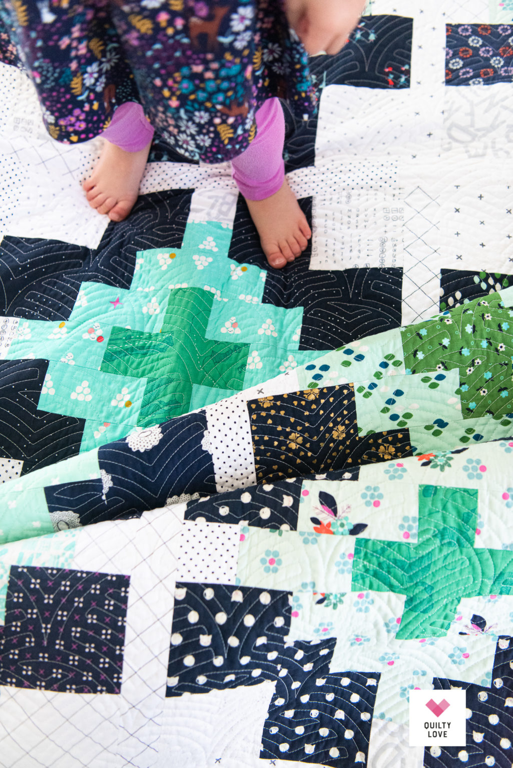 The Happy Scrappy Glowing Quilt - Quilty Love