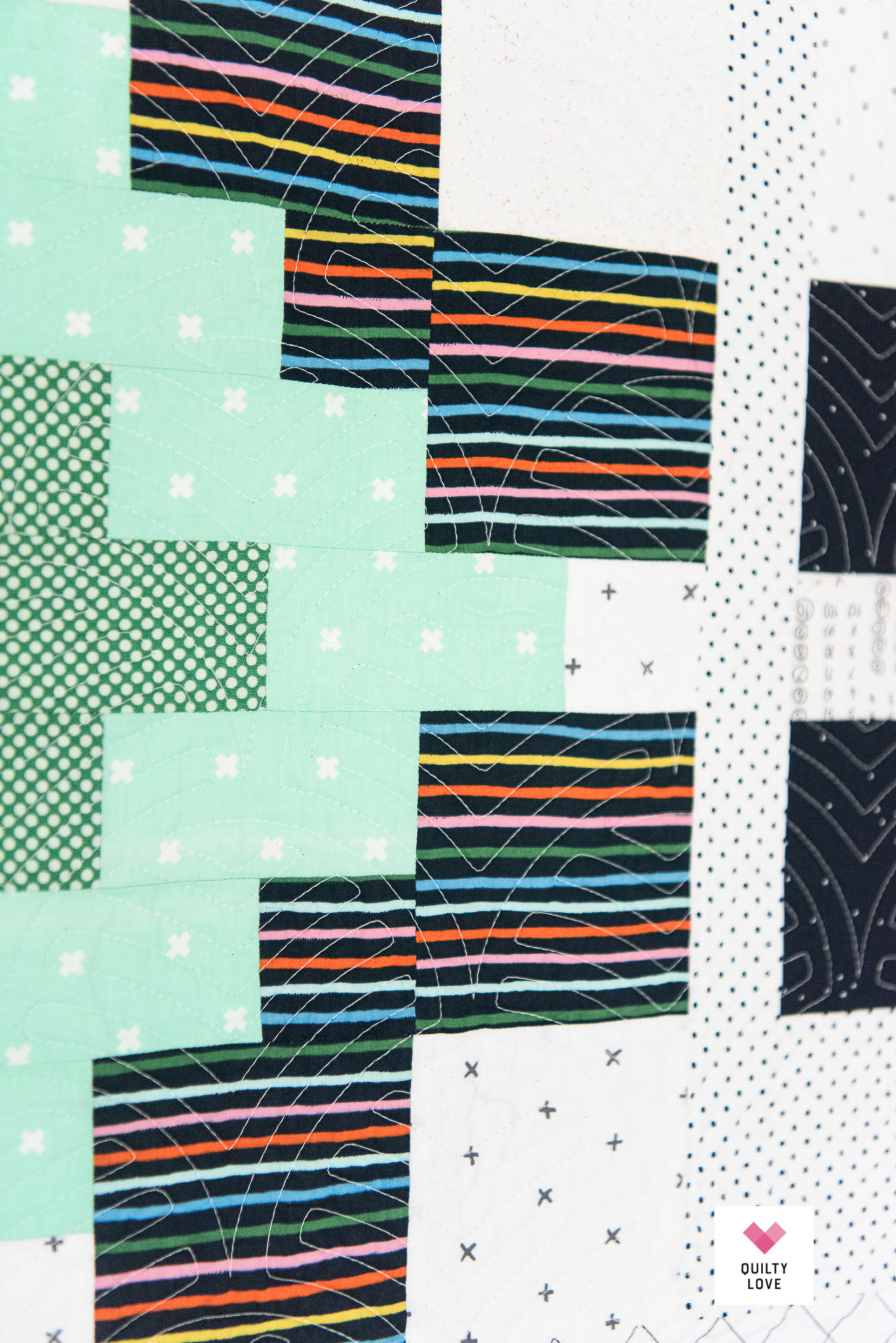 The Happy Scrappy Glowing Quilt - Quilty Love