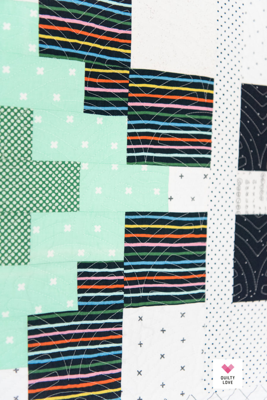 The Happy Scrappy Glowing Quilt - Quilty Love