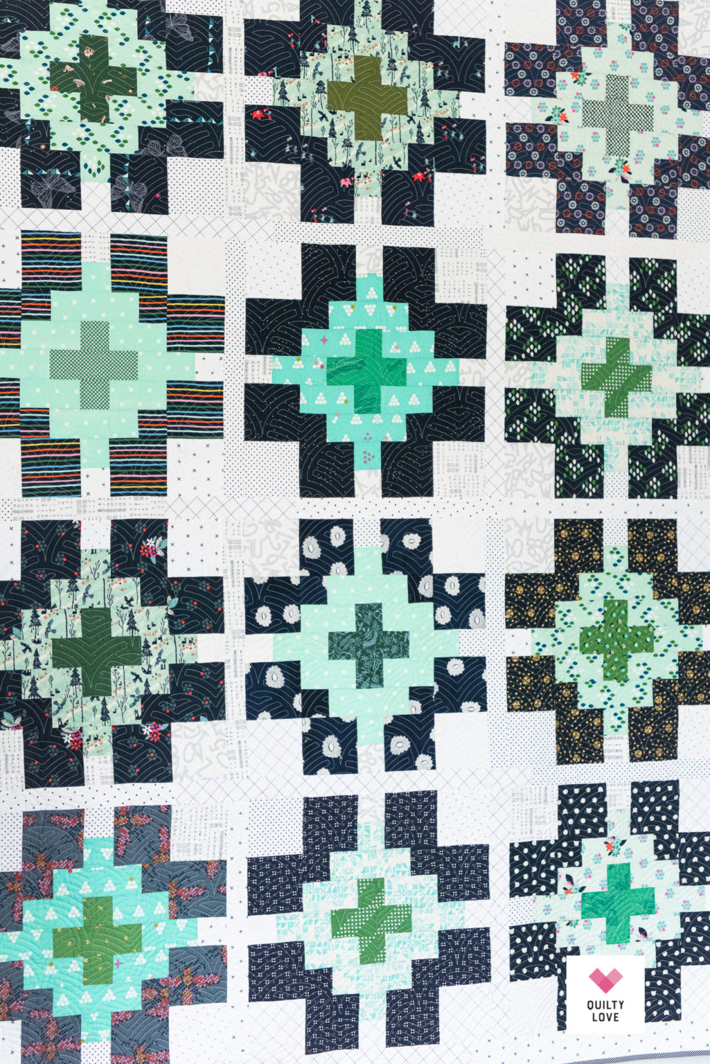 The Happy Scrappy Glowing Quilt - Quilty Love