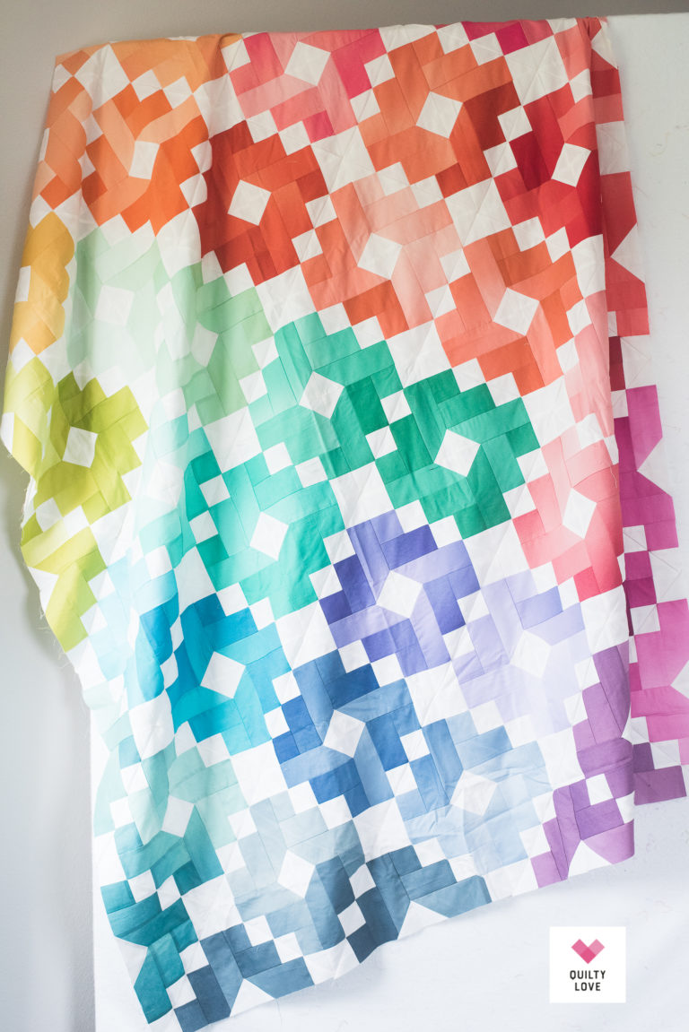 VandCo Ombre Gems Quilt - The QAL one with new colors - Quilty Love