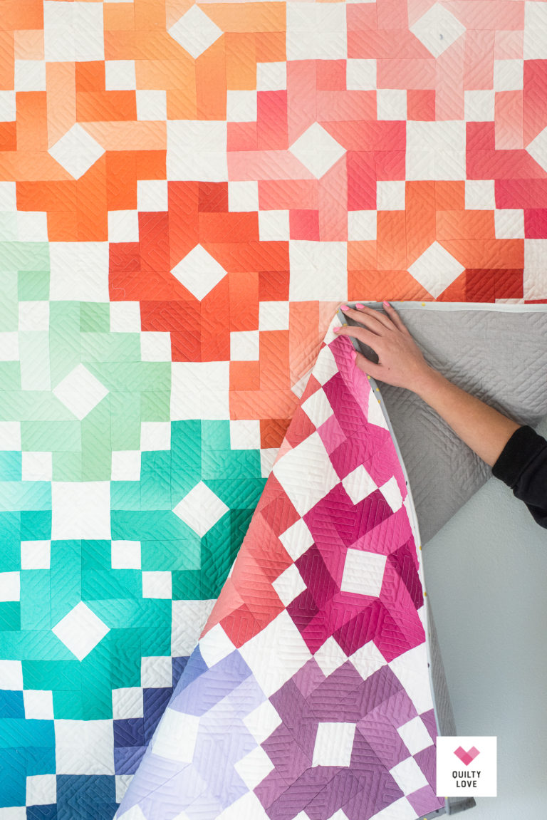 VandCo Ombre Gems Quilt - The QAL one with new colors - Quilty Love