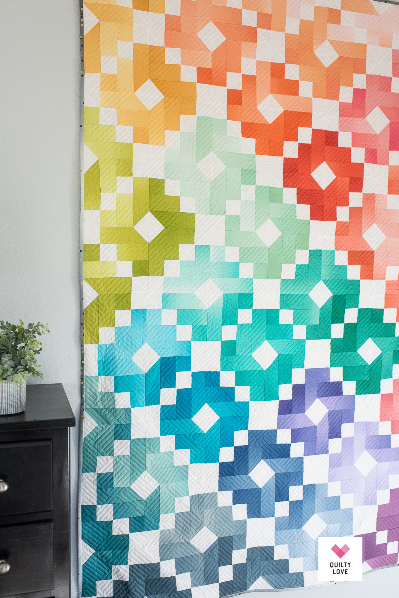 VandCo Ombre Gems Quilt - The QAL one with new colors - Quilty Love