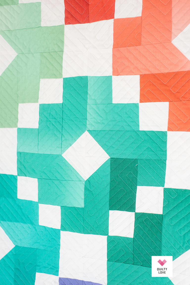 VandCo Ombre Gems Quilt - The QAL one with new colors - Quilty Love