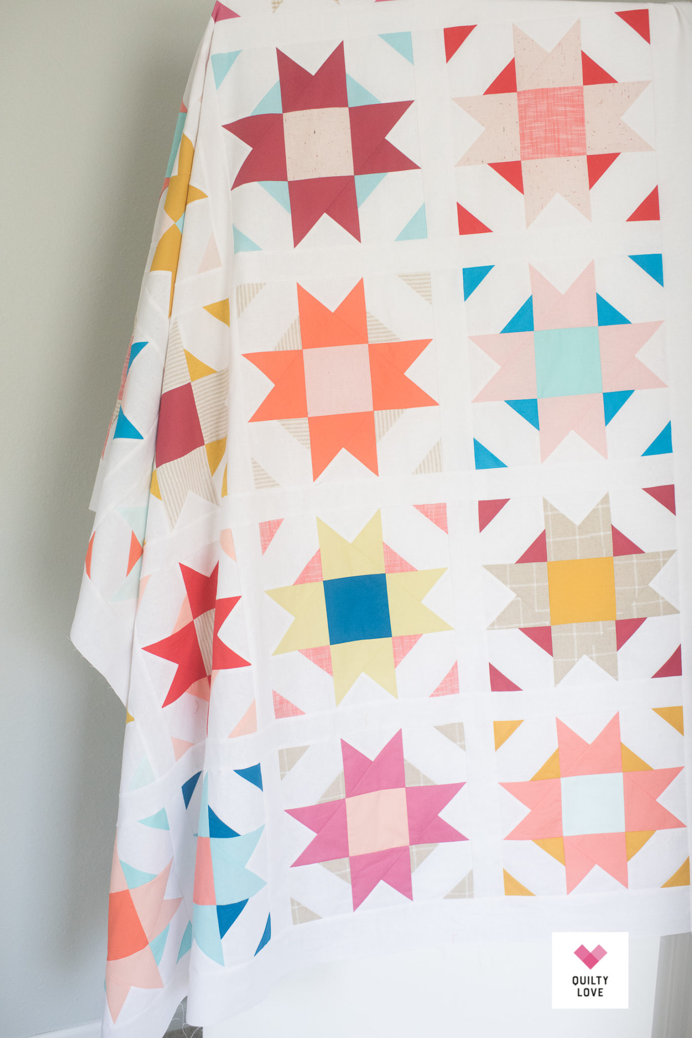 Quilty Love Palette Picks - Compass Star Quilt - Quilty Love
