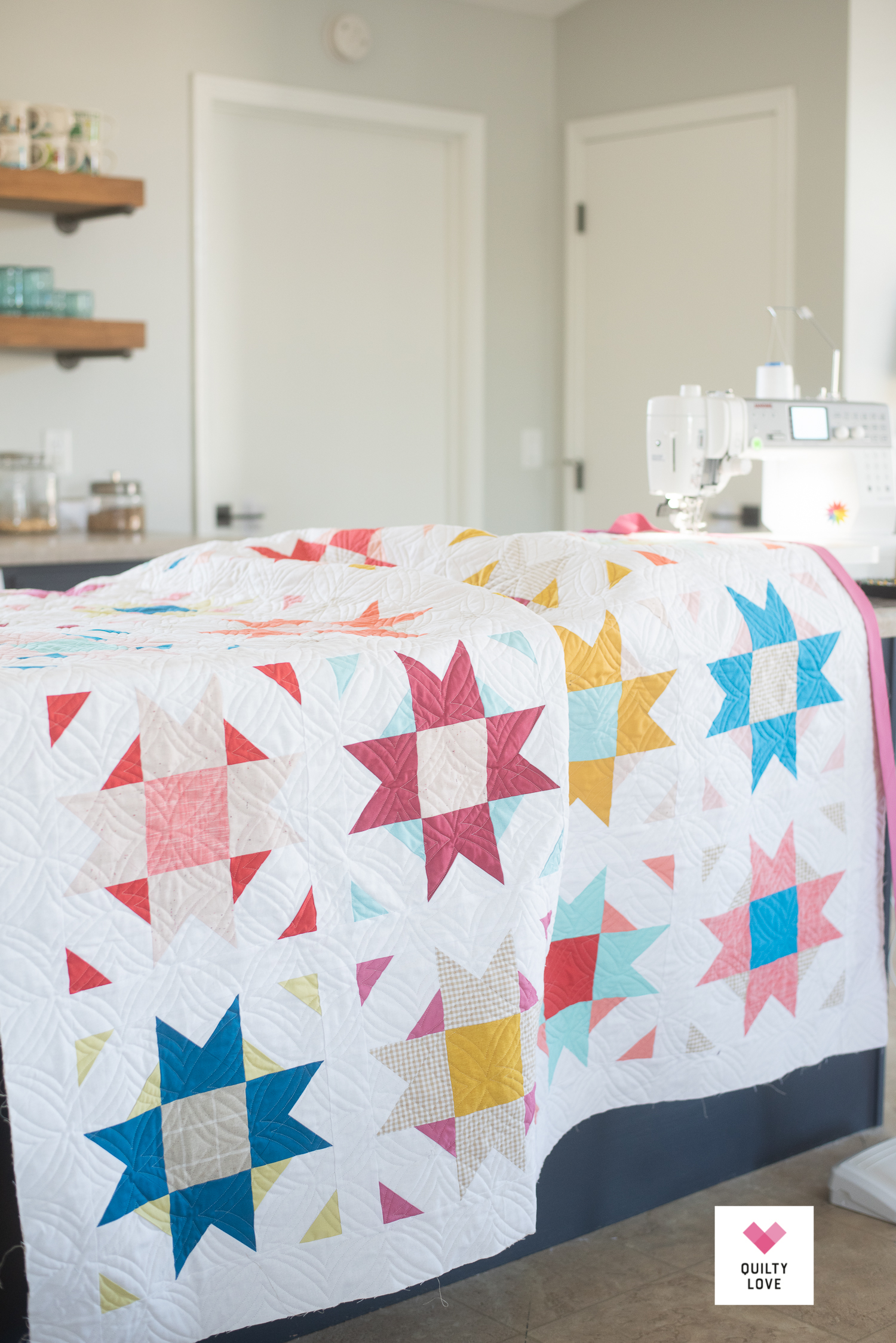 Quilty Love Palette Picks - Compass Star Quilt - Quilty Love