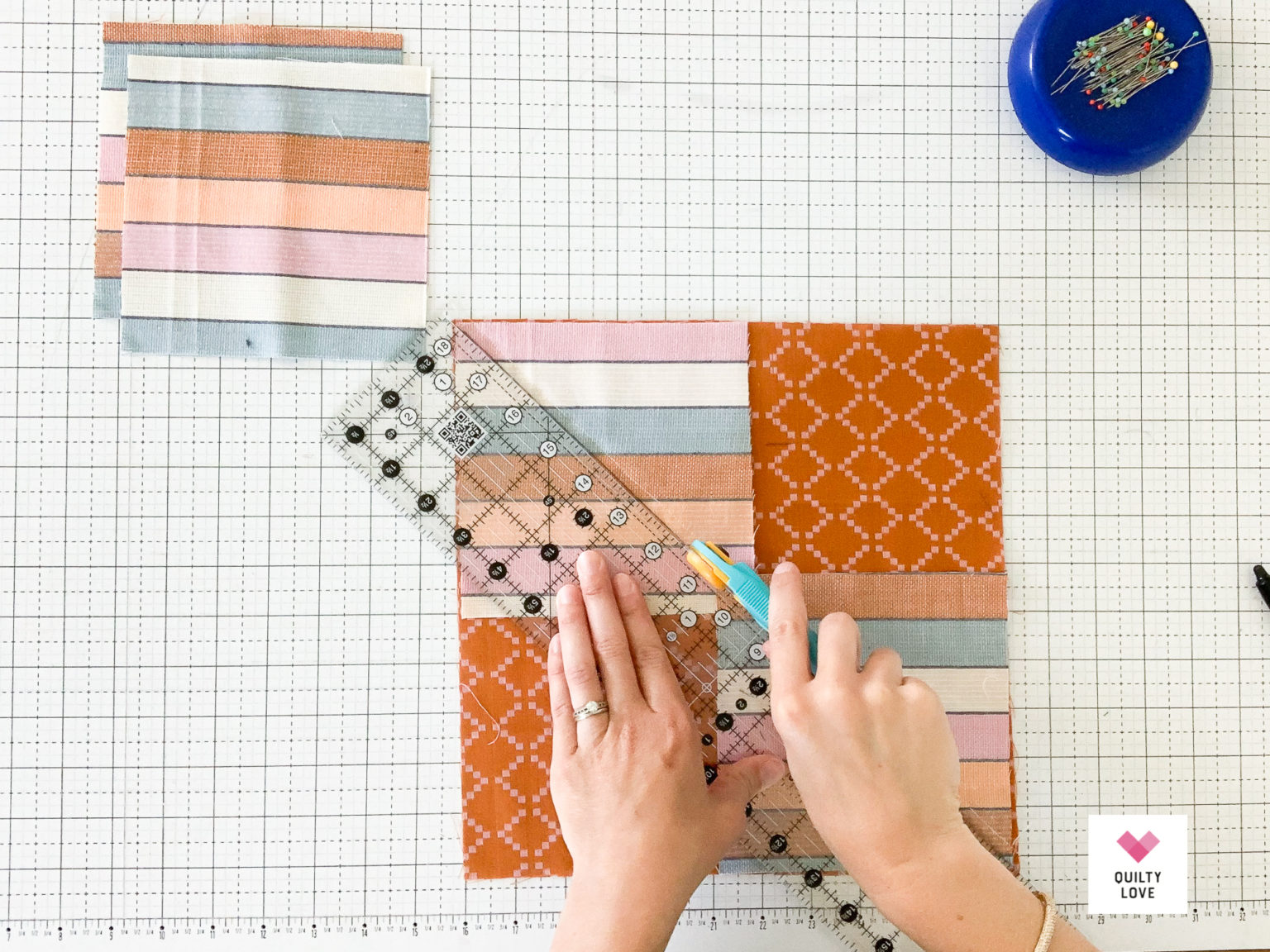 Four at a Time Flying Geese Tutorial - Tips, Tricks and Directional ...