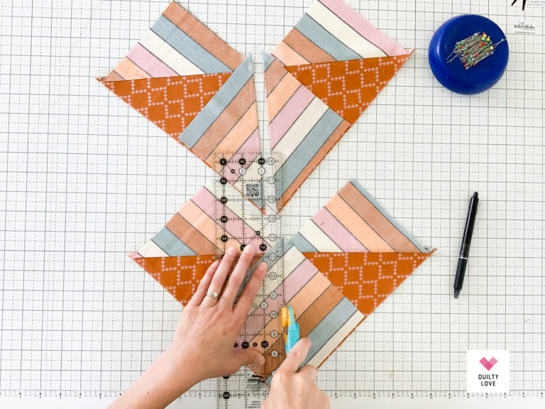 Four at a Time Flying Geese Tutorial - Tips, Tricks and Directional ...