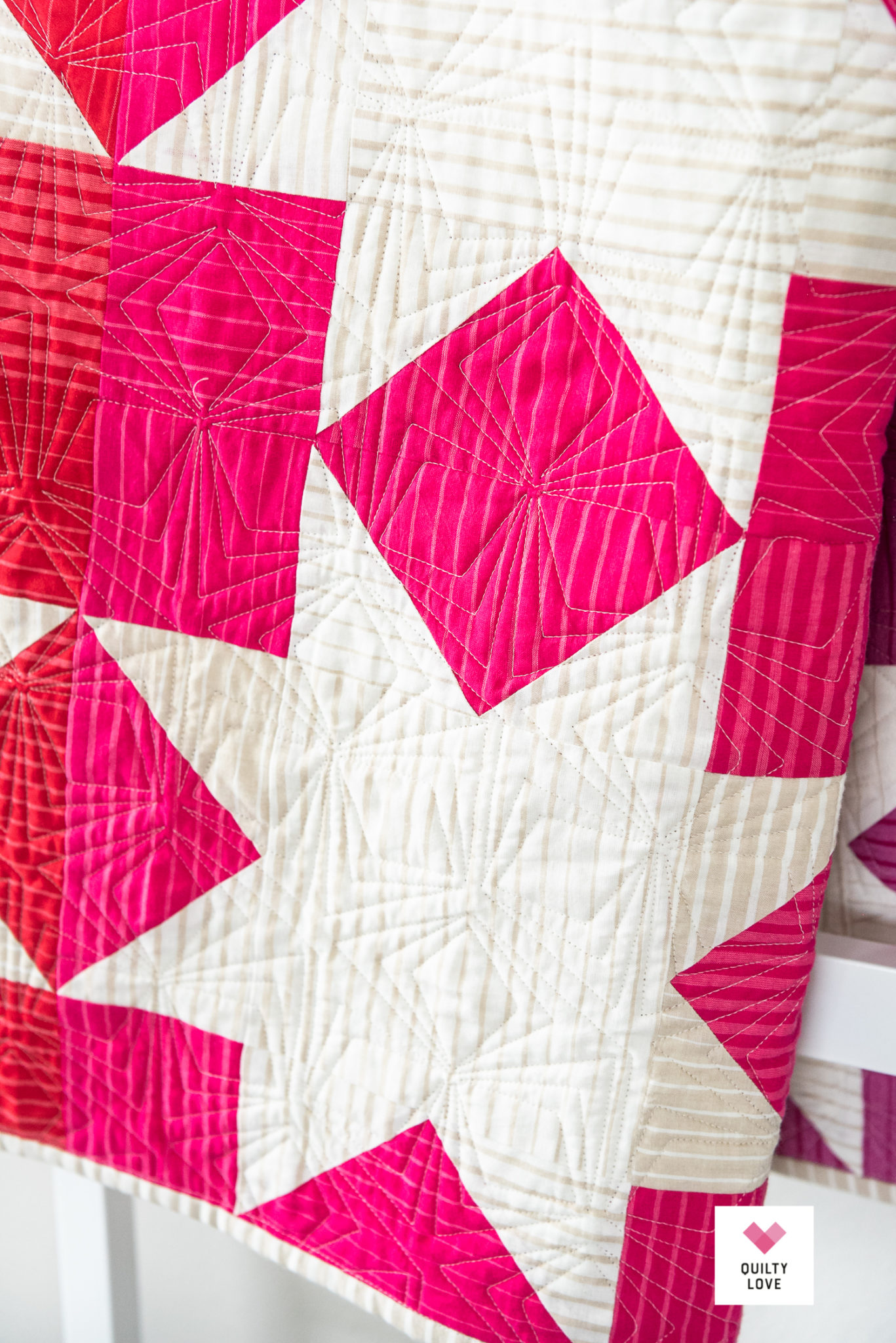 Ombre Woven Star Fall Quilt - Quilty Love