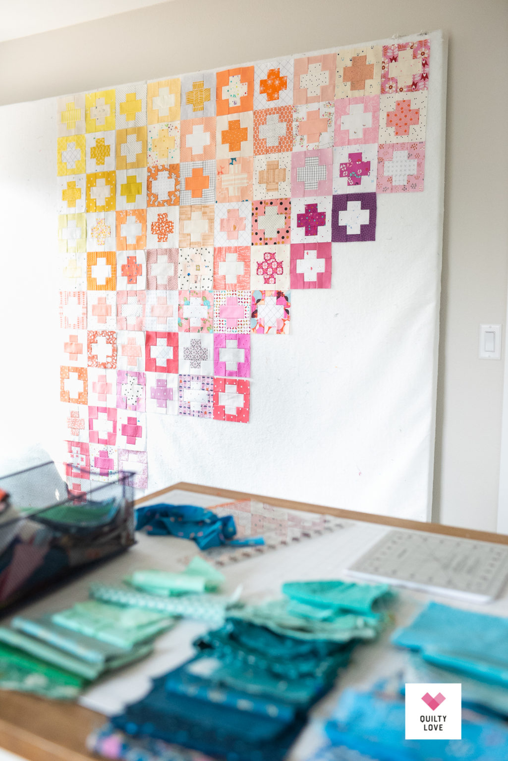 Free Scrap Stash Plus Quilt pattern - Quilty Love
