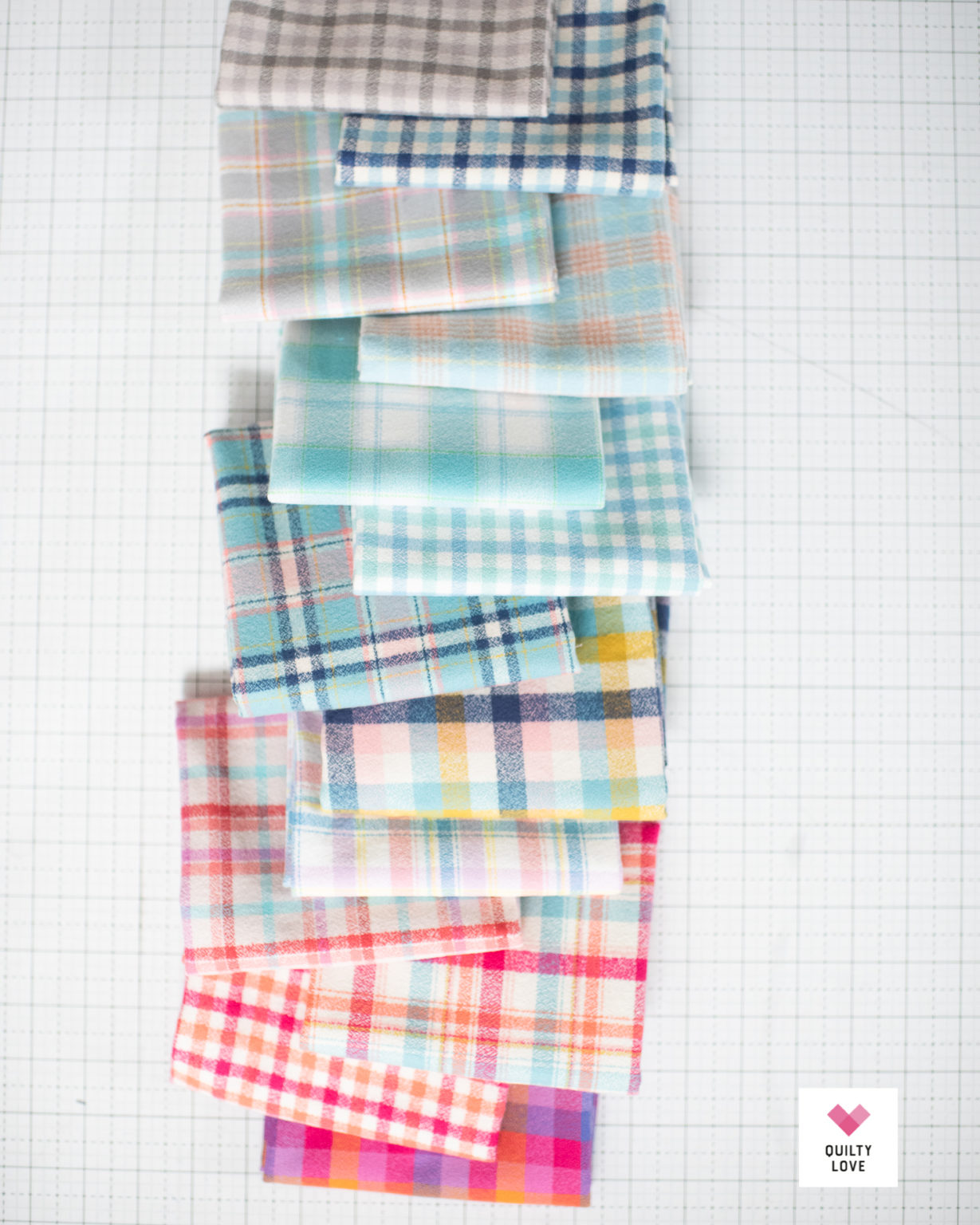 Flannel Star Pop quilt - Quilty Love