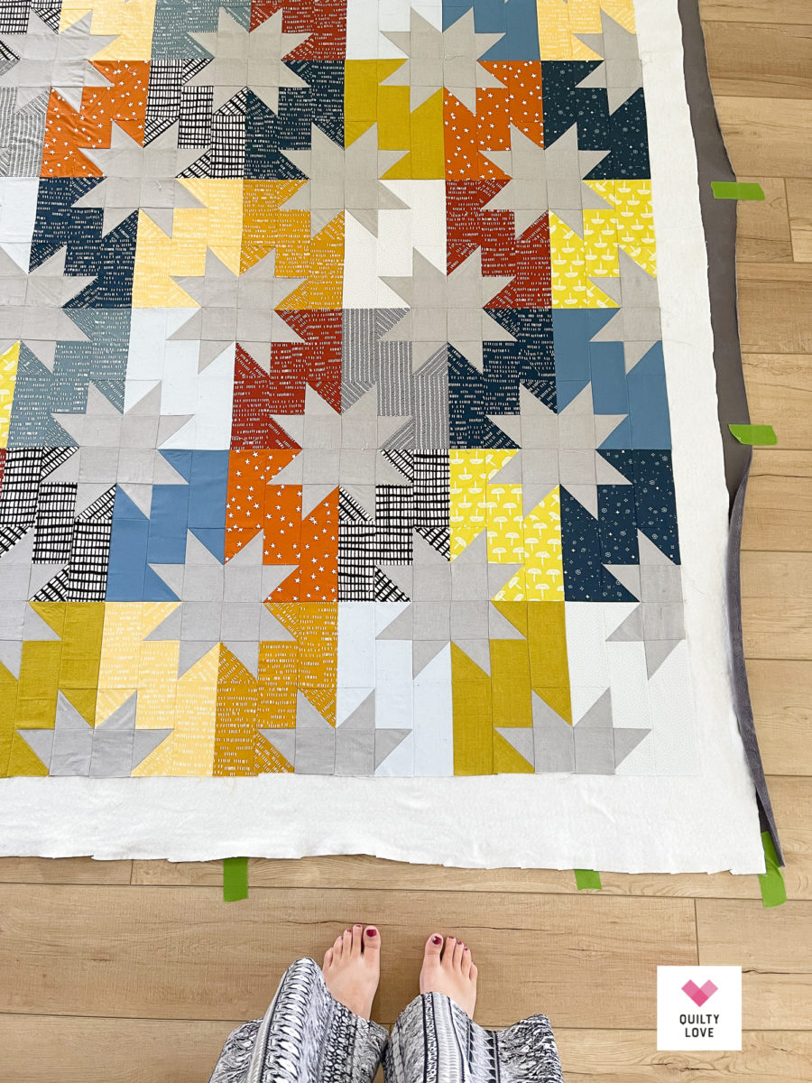 Scrappy Star Pop quilt - Quilty Love