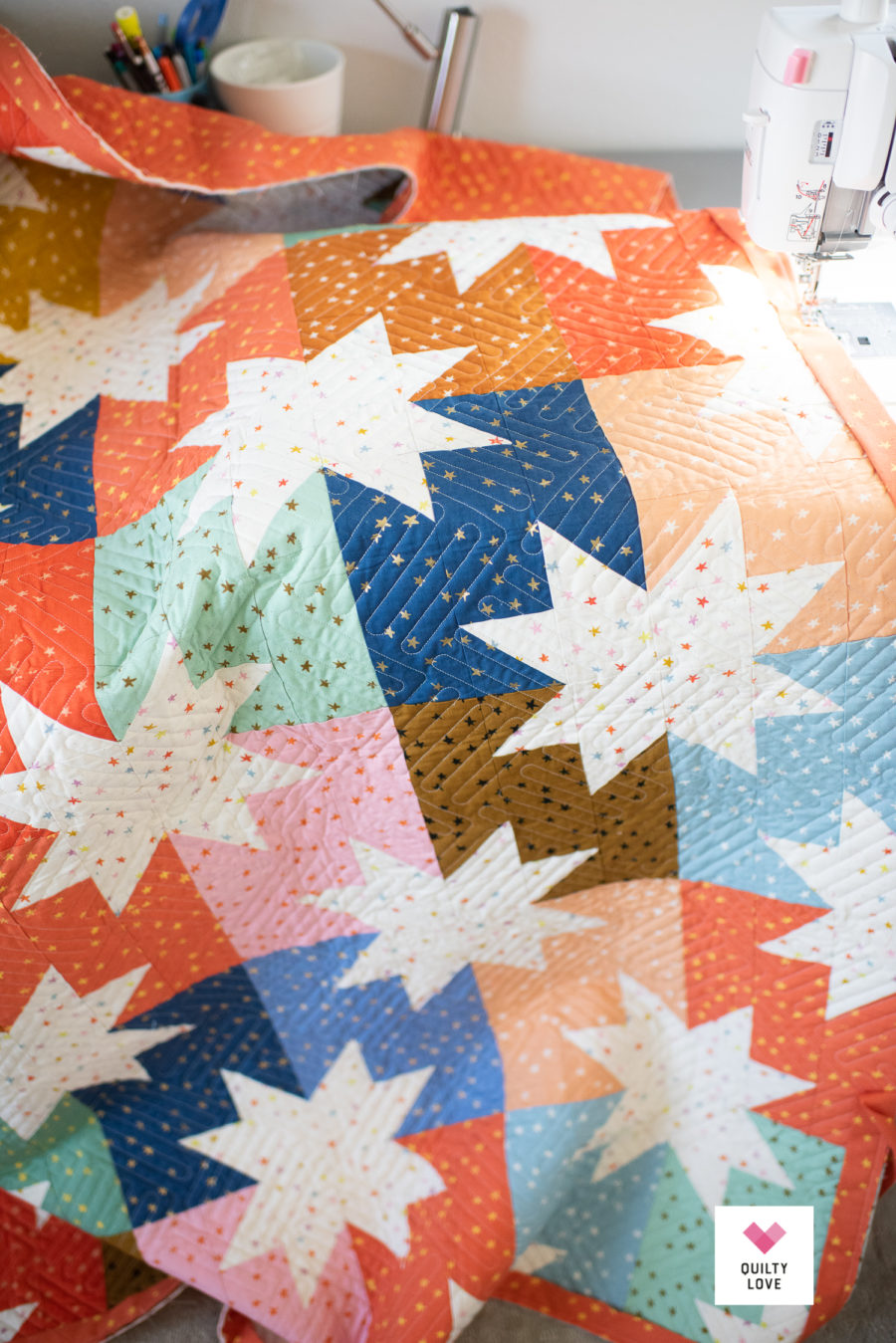 Ruby Star Society Starry Star Pop Quilt - Quilty Love