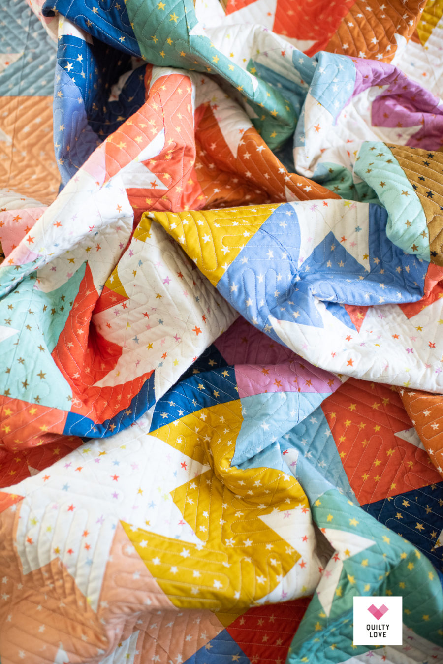 Ruby Star Society Starry Star Pop Quilt - Quilty Love