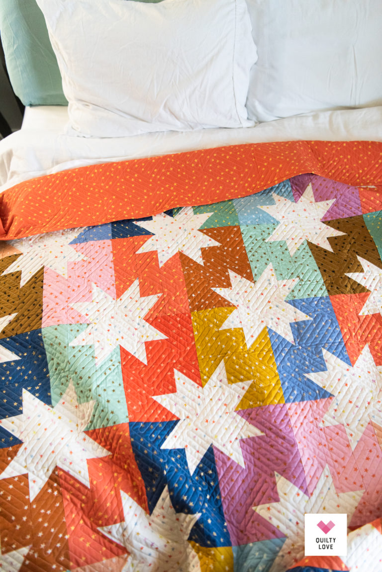 Ruby Star Society Starry Star Pop Quilt - Quilty Love