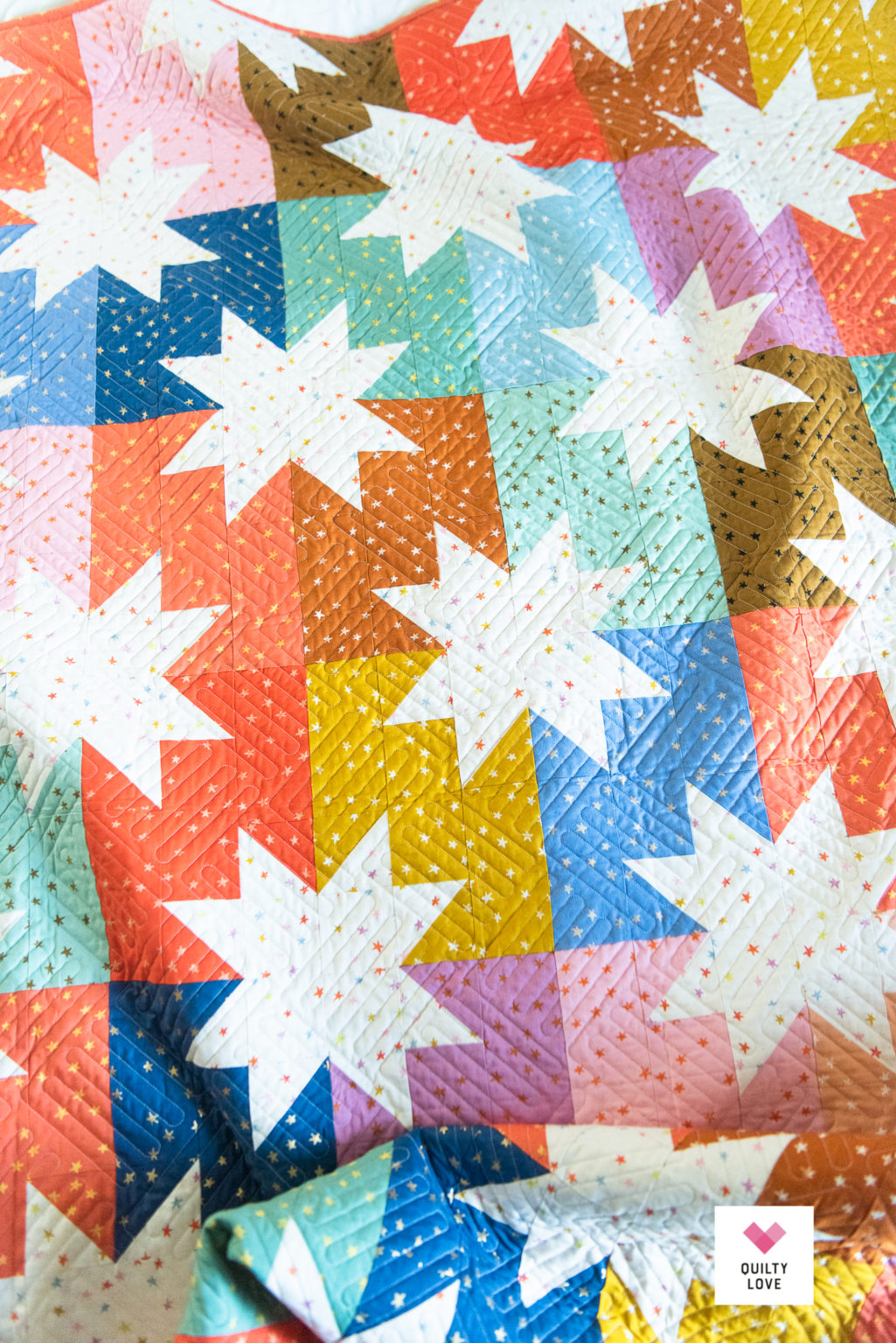 Ruby Star Society Starry Star Pop Quilt - Quilty Love