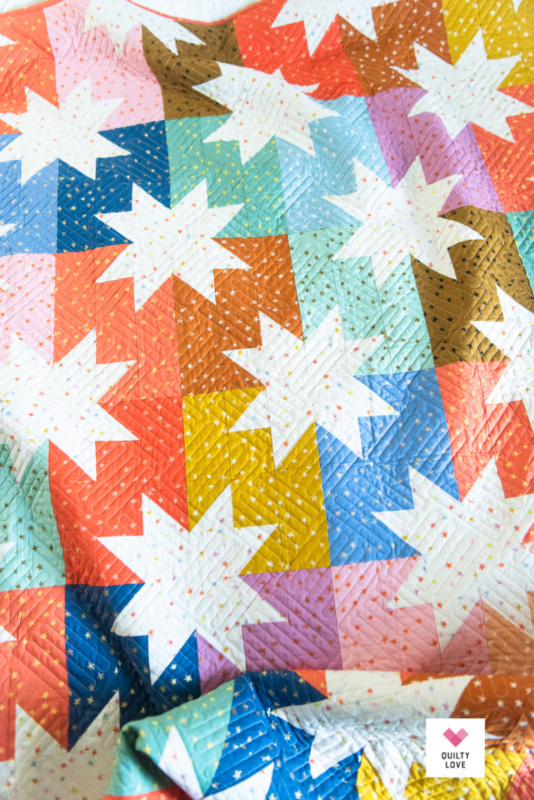 Ruby Star Society Starry Star Pop Quilt - Quilty Love