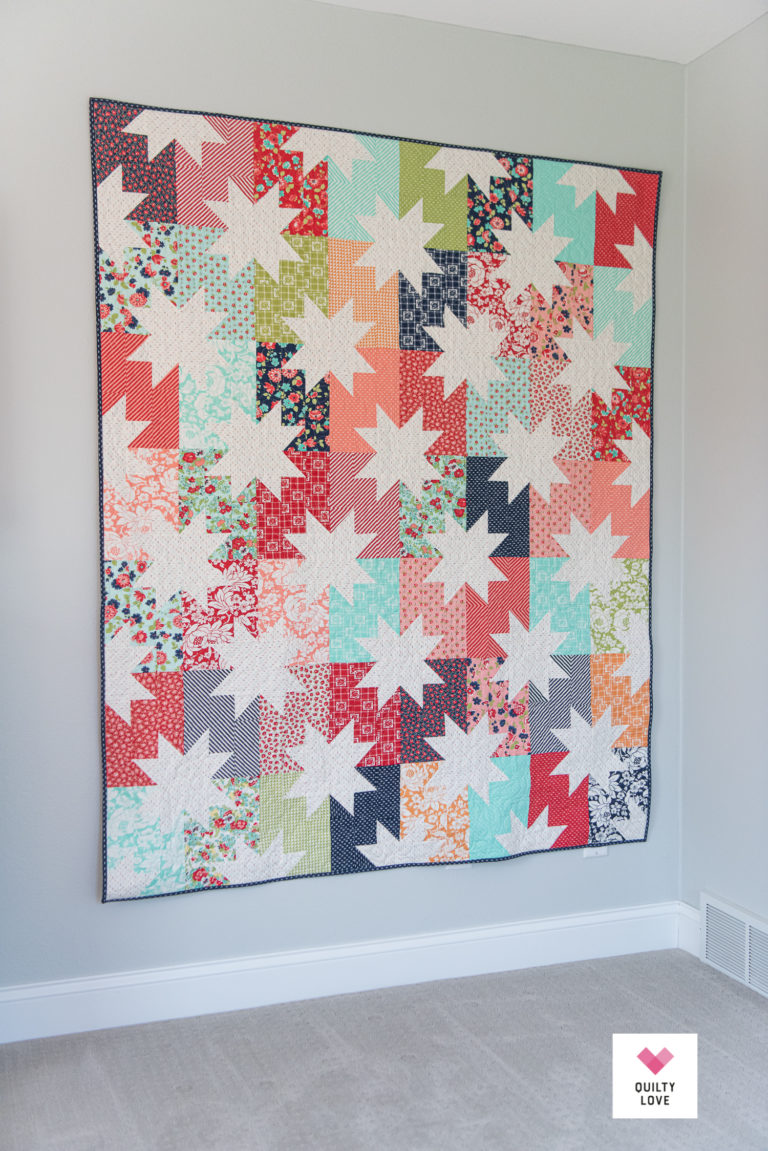 Bonnie and Camille Star Pop Quilt - Quilty Love
