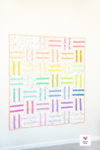 Cake Dash Quilt Pattern - A layer cake quilt pattern - Quilty Love