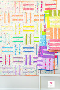 Cake Dash Quilt Pattern - A layer cake quilt pattern - Quilty Love