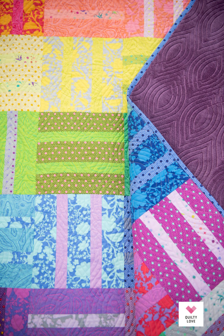 Cake Dash Quilt Pattern - A layer cake quilt pattern - Quilty Love