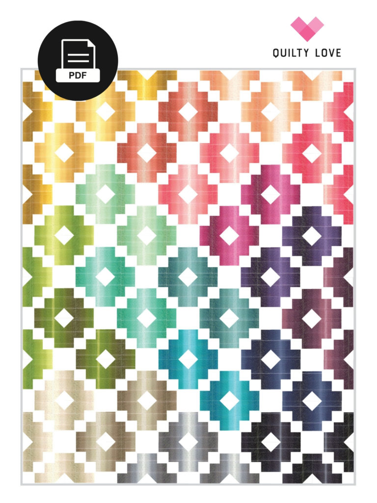 Ombre Gems Quilt Along - Self Paced - Quilty Love