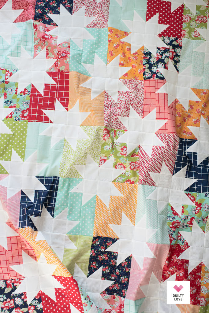One Fine Day - Star Pop quilt - Quilty Love