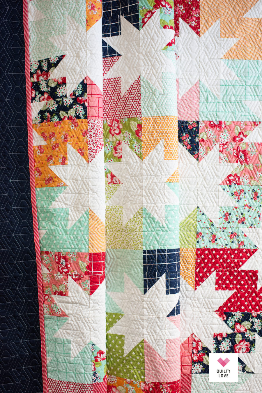 One Fine Day - Star Pop quilt - Quilty Love