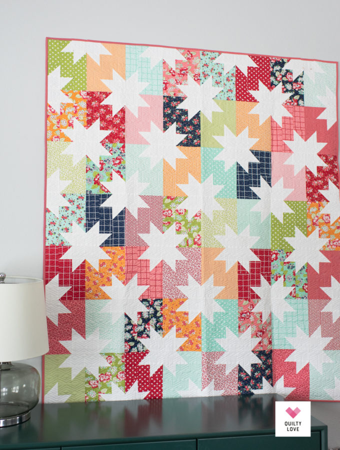 One Fine Day - Star Pop quilt - Quilty Love