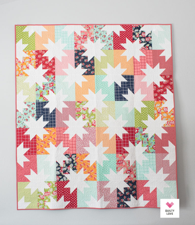 One Fine Day - Star Pop quilt - Quilty Love