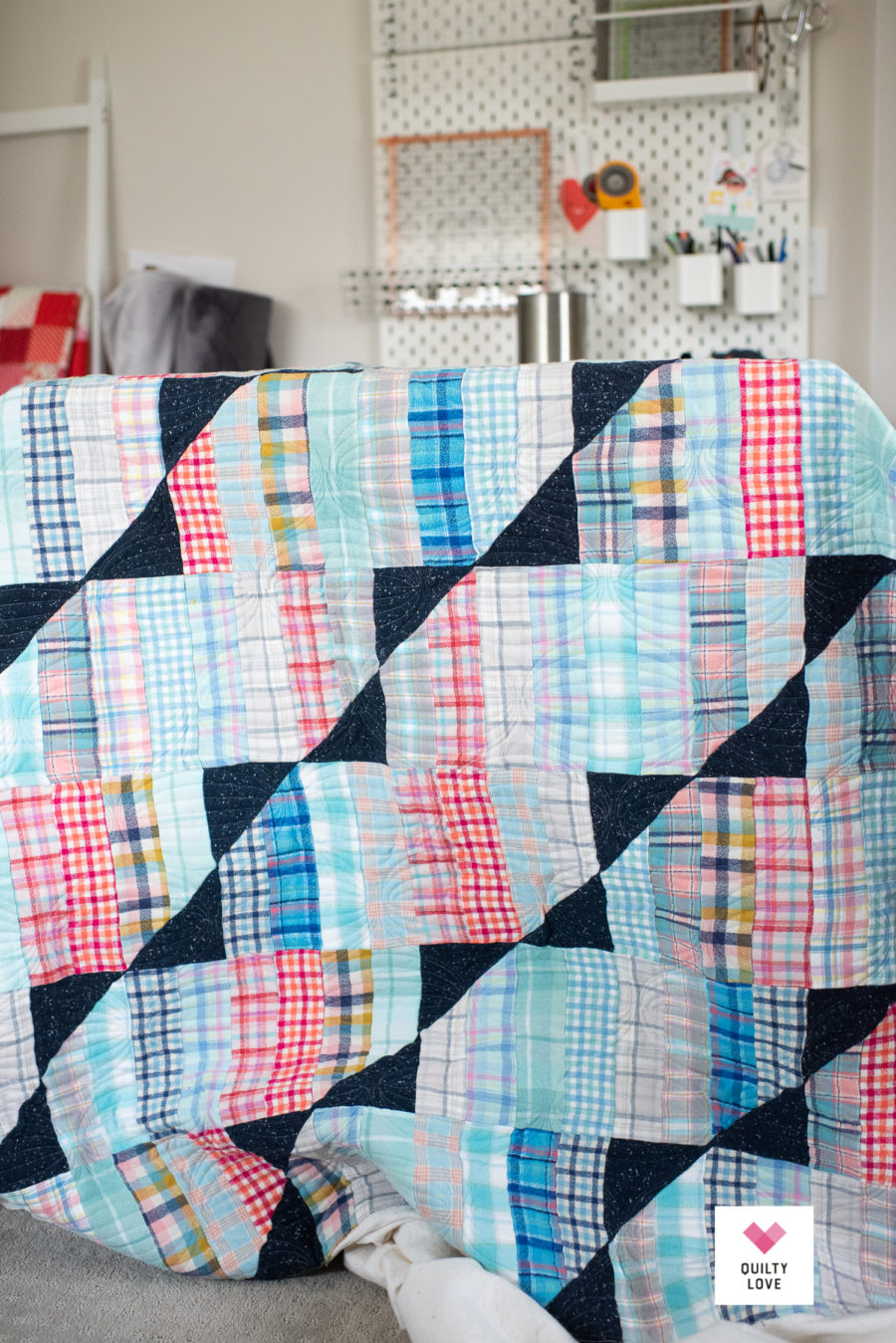 Cozy Season Happy Stripes Quilt - Quilty Love