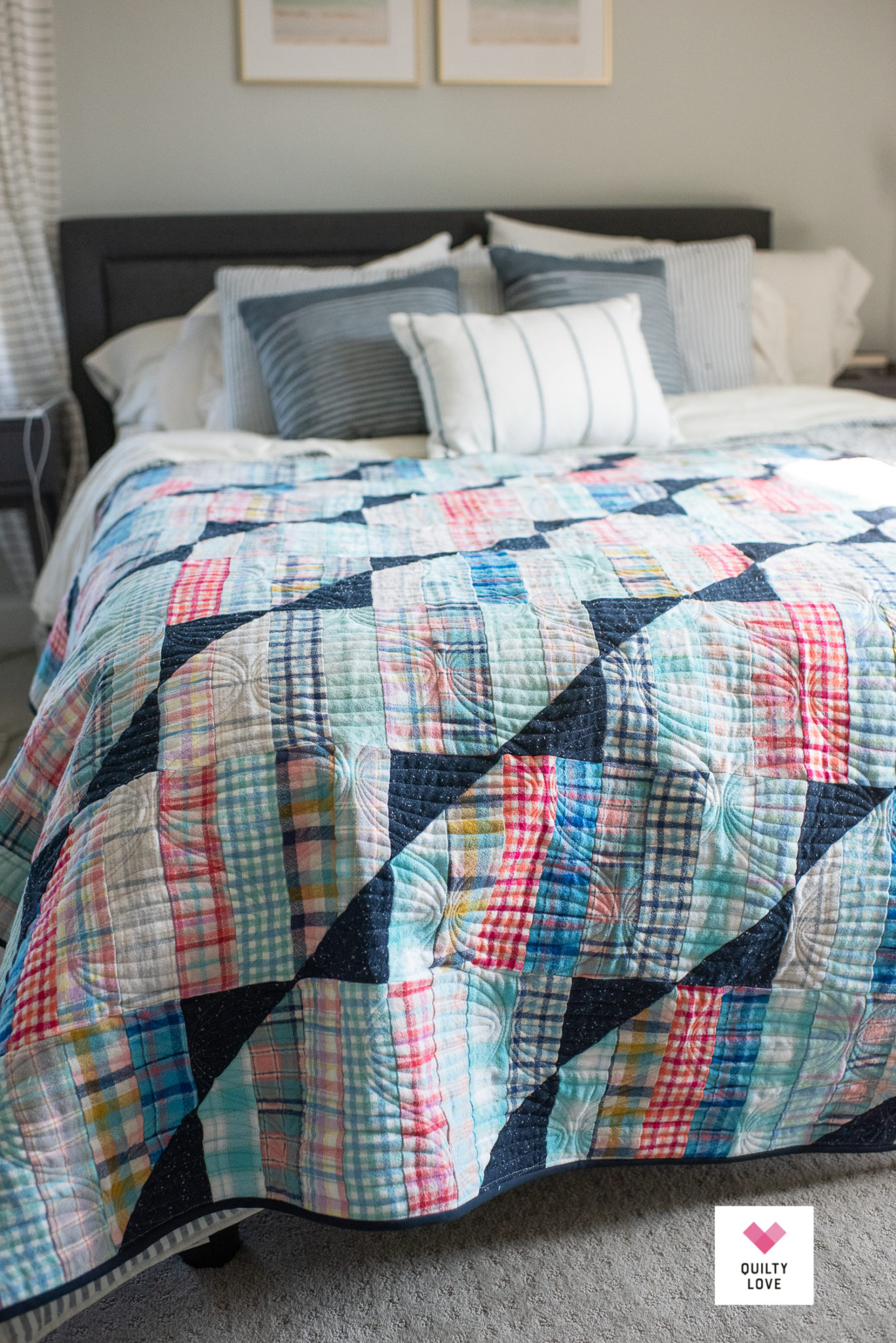 Cozy Season Happy Stripes Quilt - Quilty Love