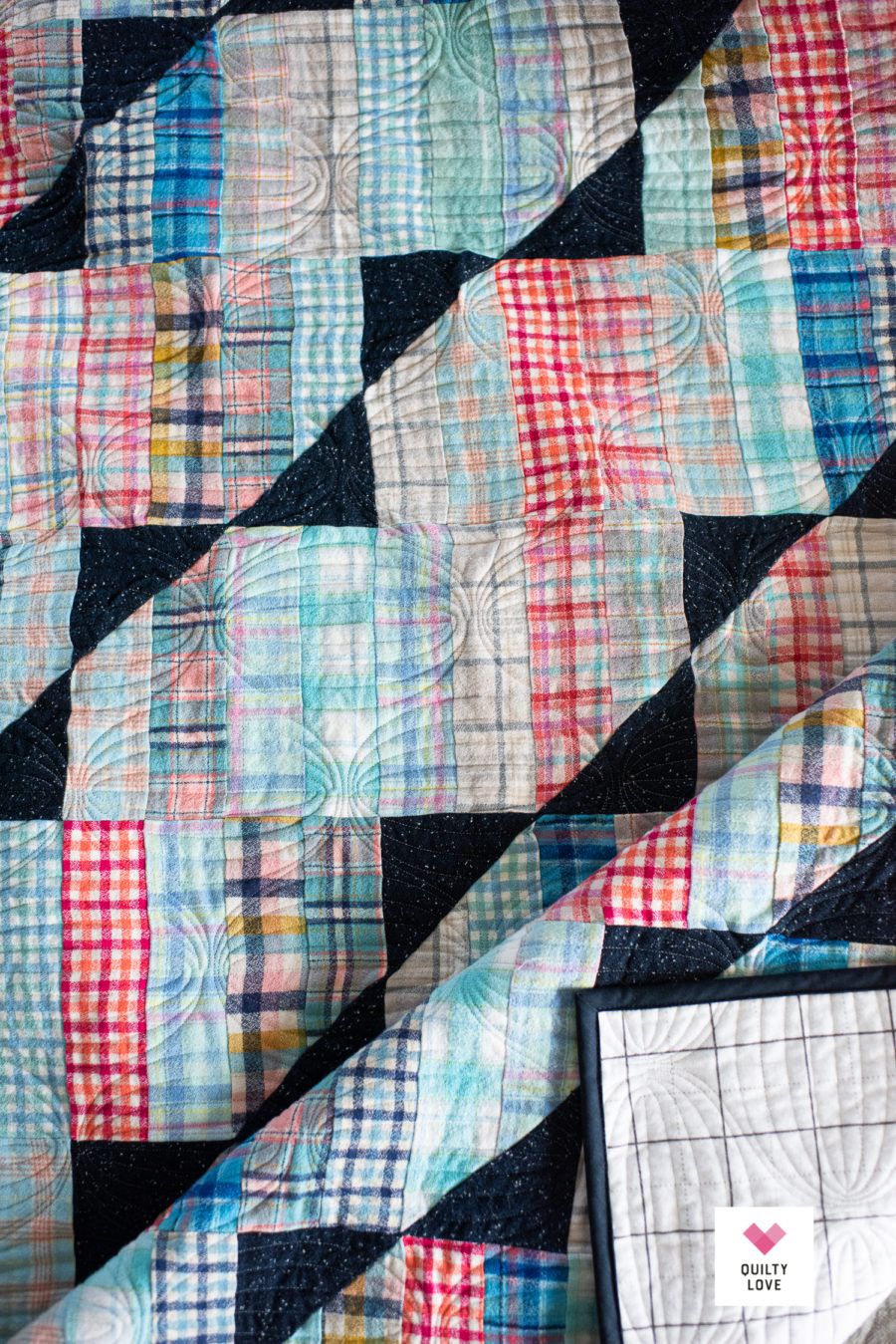 Cozy Season Happy Stripes Quilt - Quilty Love