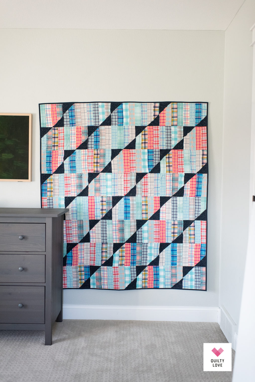 Cozy Season Happy Stripes Quilt - Quilty Love