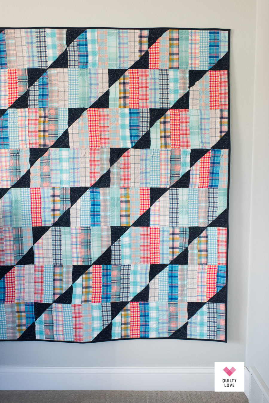 Cozy Season Happy Stripes Quilt - Quilty Love