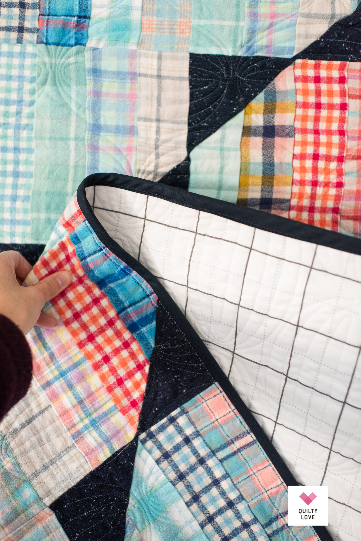 Cozy Season Happy Stripes Quilt - Quilty Love