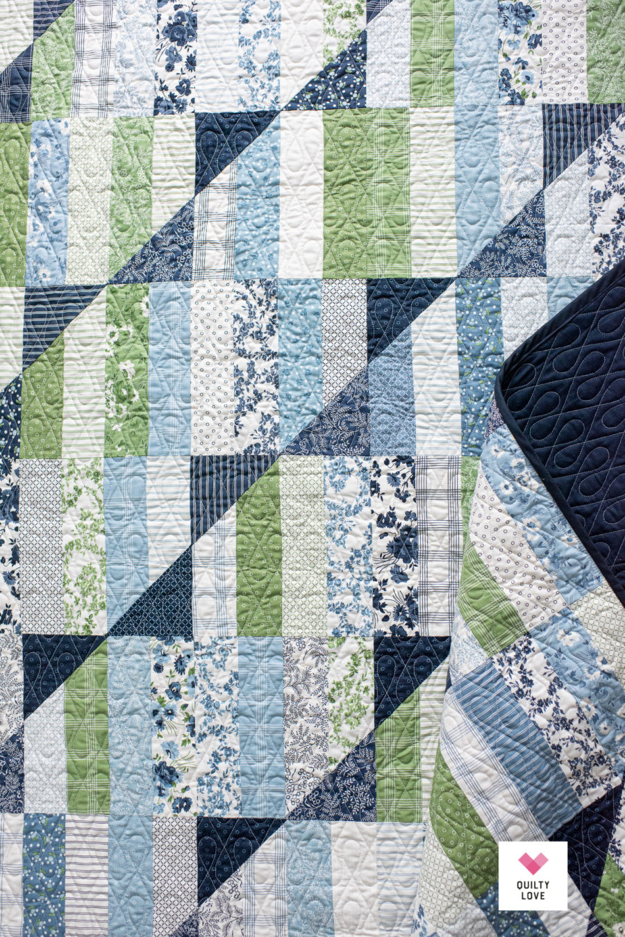 Nantucket Summer Happy Stripes Quilt - Quilty Love