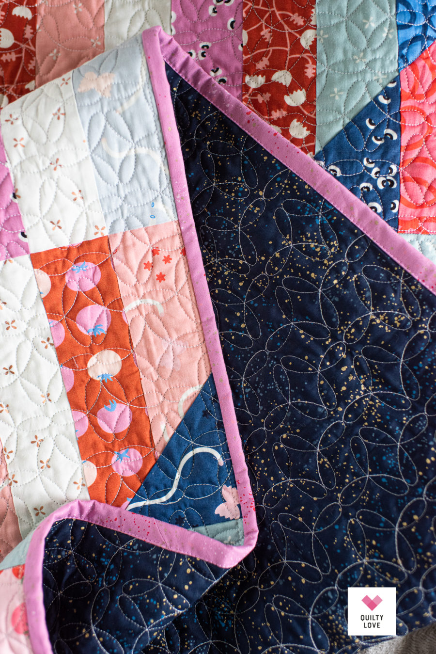 Tomato Tomahto Happy Stripes Quilt - Quilty Love