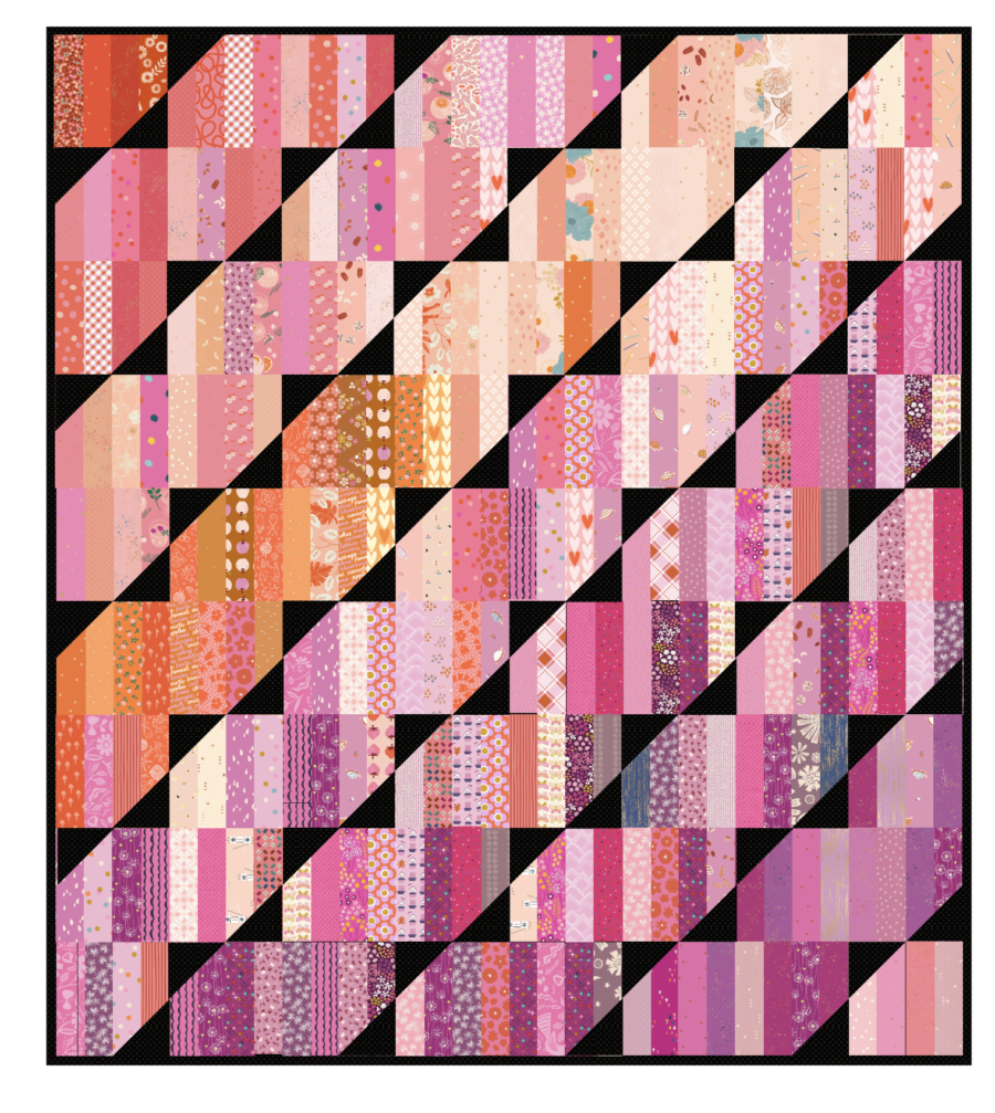 Nantucket Summer Happy Stripes Quilt - Quilty Love