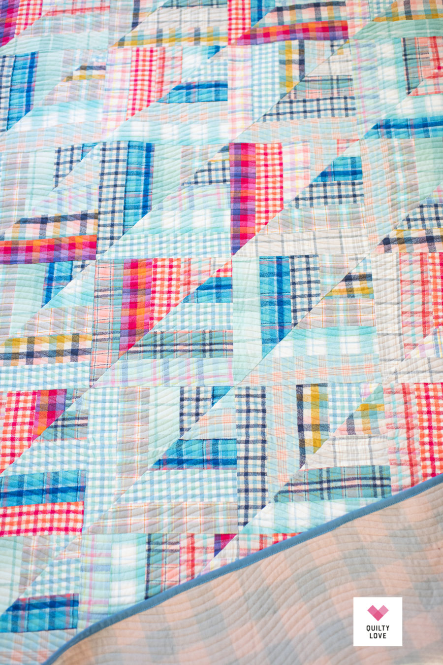 Cozy Season Lucky Log Cabins Quilt - Quilty Love