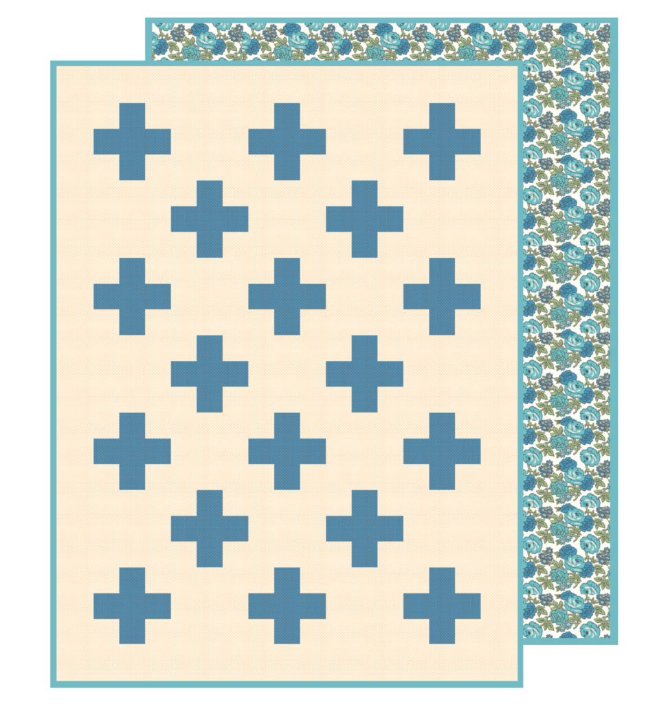 Free Simple Plus Quilt Pattern - PDF download - Quilty Love