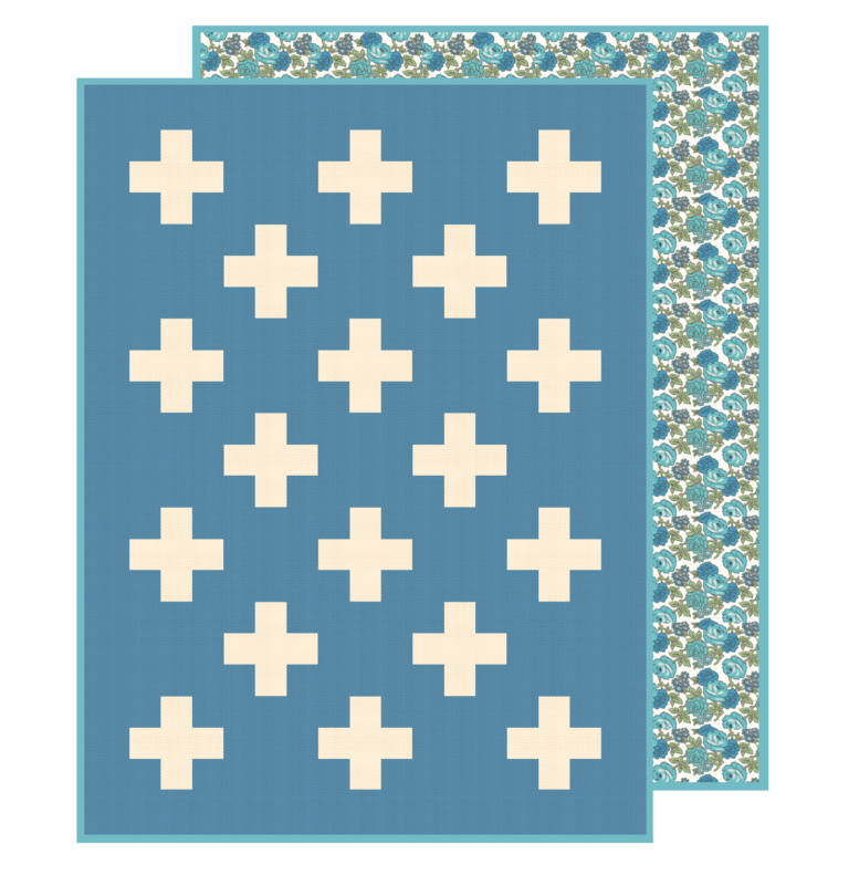 Free Simple Plus Quilt Pattern - PDF download - Quilty Love