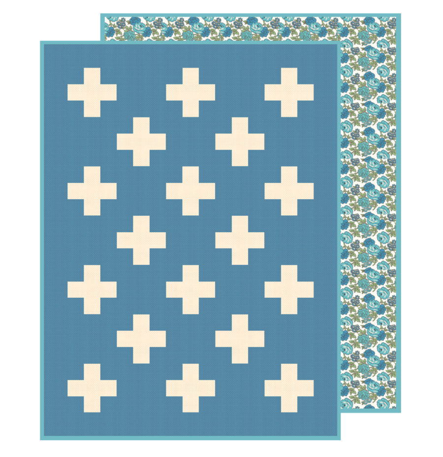 Free Simple Plus Quilt Pattern - PDF download - Quilty Love